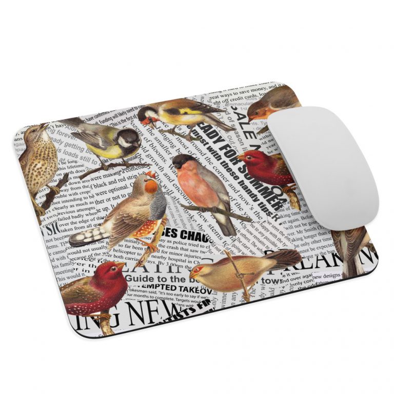 Vintage Bird Mouse pad – AIW Art Gifts